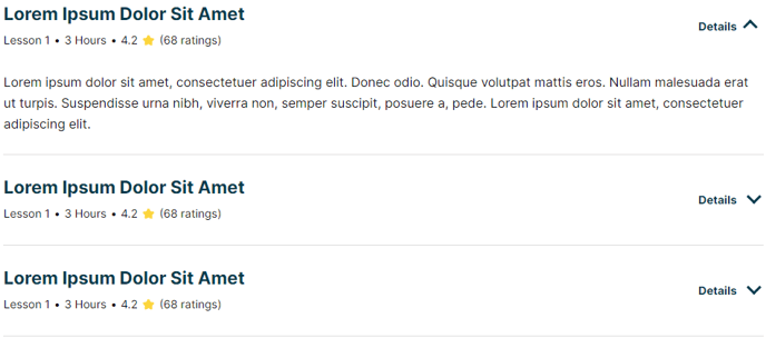 Collapsible Content